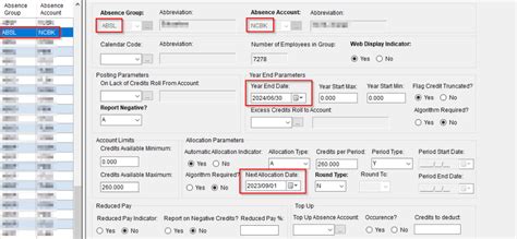 Absence Auto Allocation Error Converting Data Type Numeric Edsembli