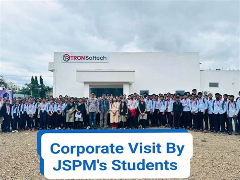 Tronsoftech Pvt Ltd On Linkedin Tronsoftech Jspm Corporatevisit