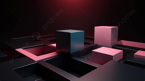 Modern Geometric Background For Ui Ux Web And Social Media 3d Render Of