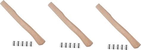 Wellsay Wooden Axe Handle 1 Set Ax Handle Camping Hand Tools Replacement Handle For Axes Hatchet