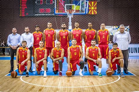 Мъжкият национален отбор по баскетбол на Северна Македония ще участва на последния етап от