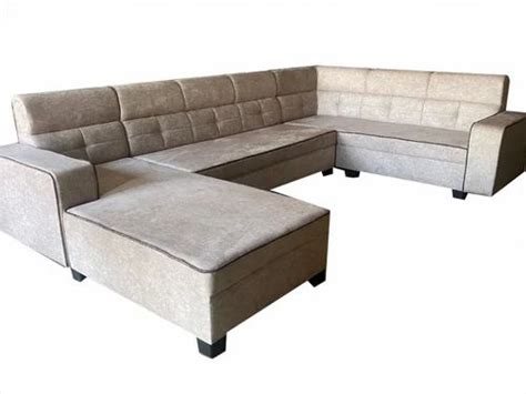 Wooden 6 Seater Modern U Shape Sofa Set 51 At Best Price In Ahmedabad