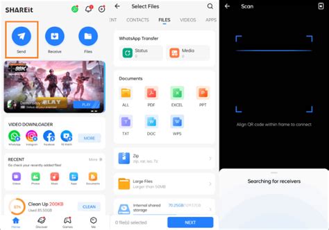 如何以无线方式将文件从android传输到android
