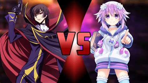 Lelouch Vs Neptune Code Geass Vs Hyperdimension Neptunia Death Battle