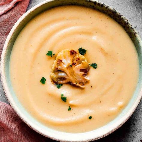 Roasted Cauliflower Soup The Big Mans World