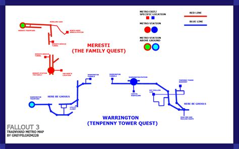 Fallout 3 Metro Map Repost R Fallout