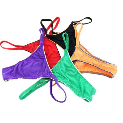 Sexy Men Low Rise Thong G String Bikini Underwear Sexy Panties Shorts T