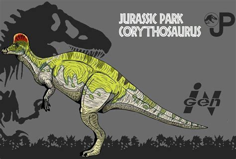 Jurassic Park Novel Hadrosaurus New Art By Hellraptorstudios On