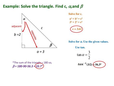 right triangles trigonometry ppt download