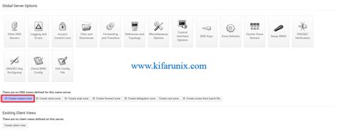 Configure BIND DNS Server Using Webmin On CentOS 8 Kifarunix
