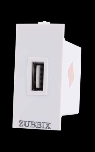 White Modular Usb Charger Socket At Rs 200piece In Delhi Id
