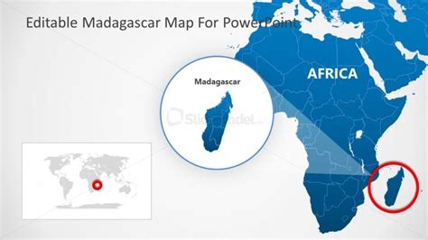 Madagascar Map PowerPoint Template SlideModel