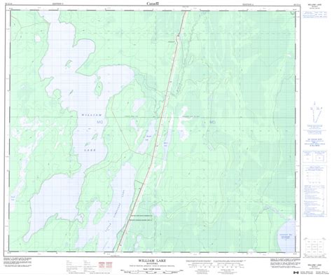 William Lake Mb 063g14 Canmatrix Map By Natural Resources Canada