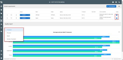 How To Experiment Entity Detection With Models Kairntech Documentation