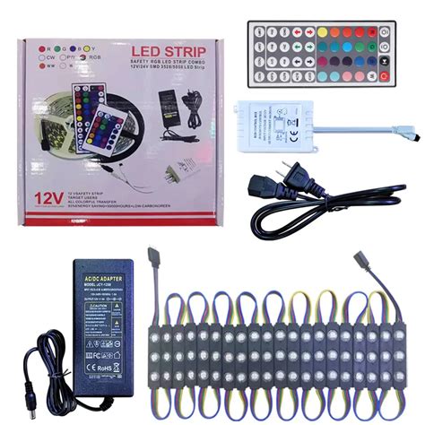 Exterior Rgb Led Lighting Module 3 Led Injection 12v Waterproof Light For Car Decoration