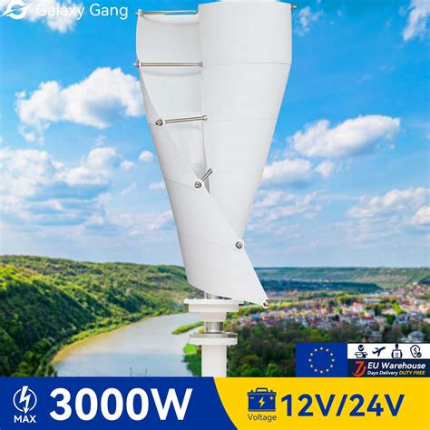 Galaxy Gang Vertical Wind Turbine Generator 3000w 3kw 12v 24v 48v