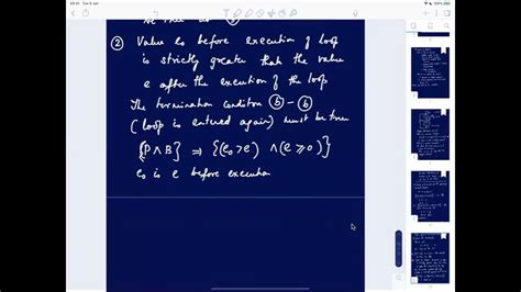 Cs2700 Programming And Data Structures Lec 8 Proof Rules For Program Termination Youtube