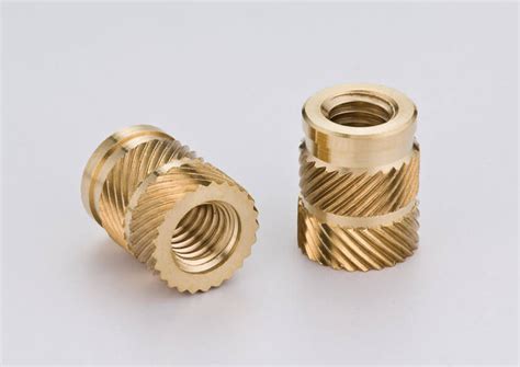 Precise Custom Brass Insert Nuts From Sharp Eyed Brass Turned Parts
