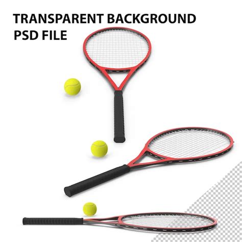 Premium PSD Tennis Racket And Ball Png