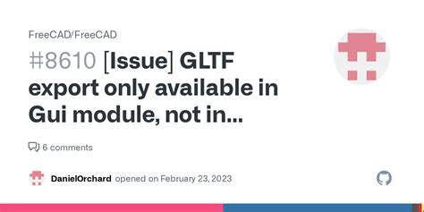 [issue] gltf export only available in gui module not in headless