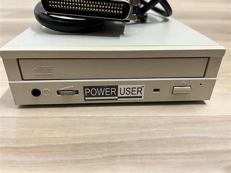 Apple Scsi External Cd Rom Drive Cables Included Reverb