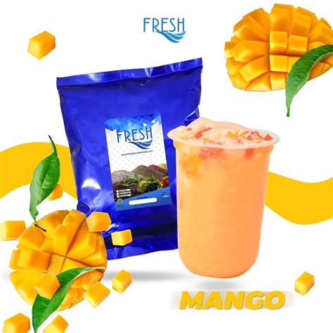 Jual Bahan Minuman Rasa Serbuk Minuman Aneka Rasa Buah Mangga Fresh