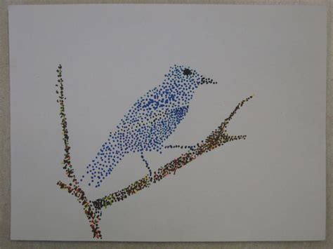Miss Youngs Art Room 5th Grade Pointillism Birds