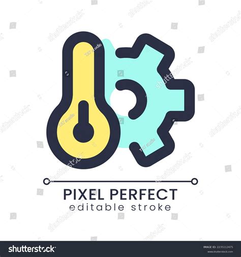 Fix Conditioning System Pixel Perfect Rgb Stock Vector Royalty Free Shutterstock