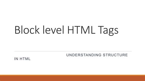 block level html tags pptx block level html tags pptx block level html
