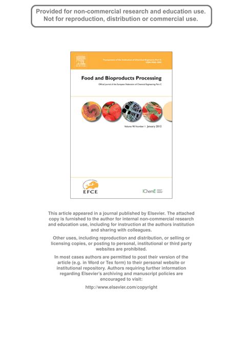 Pdf Effect Of Drying Treatments On Texture And Color Of Vegetables
