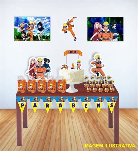 Kit Festa Em Casa Naruto Elo Produtos Especiais