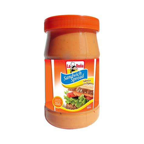Salsa de sandwich La Doña 400 g 14 1 oz Supermarket 23 es una
