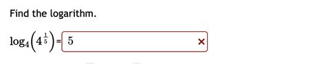 Find The Logarithm