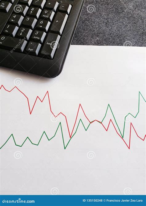 Teclado Numérico Numérico De Um Computador Gráfico Linha Verde De