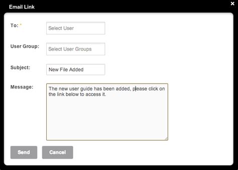 Getting Started Step 8 Email A Link Intelligencebank Helpdesk