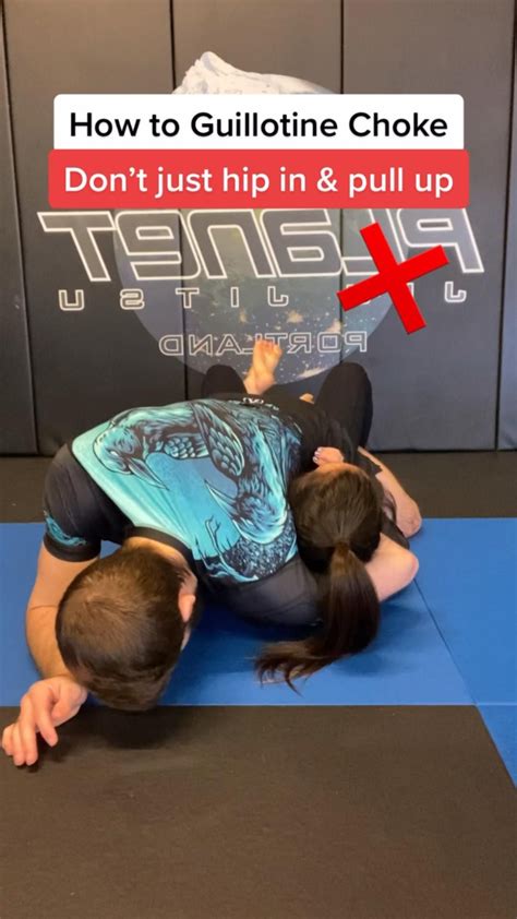 How to finish a mounted guillotine choke submission in nogi jiujitsu – Artofit