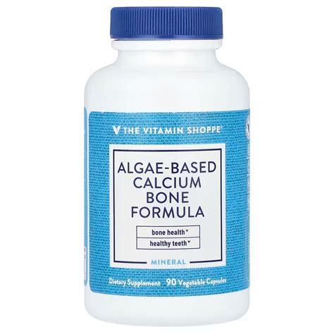 The Vitamin Shoppe Algae Based Calcium Bone Formula 90 Vegetable Capsules Shopee Malaysia