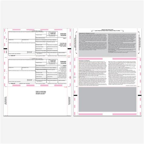 1099 Tax Forms Pressure Seal Self Mailers Designsnprint