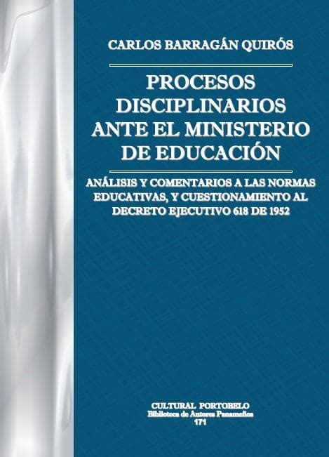 Procesos Disciplinarios Ante El Ministerio De EducaciÓn Cultural