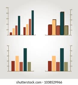 Set Vector Diagrams Stock Vector Royalty Free Shutterstock
