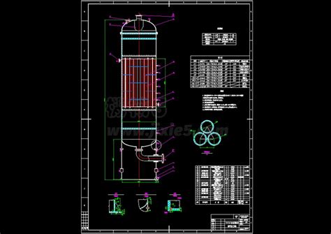 列管式固定床反应器设计 含cad图纸 机械5