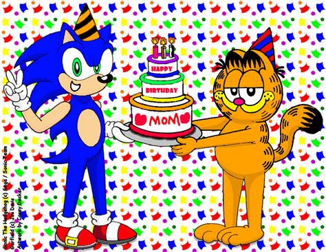 Modern Sonic And Garfield By Cupheadxxxbendy123 On Deviantart