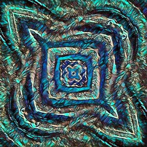 Blue Digital Art By Mihaela B Fine Art America
