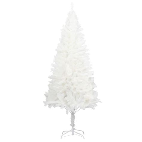 Árbol Artificial De Navidad Con Hojas Realistas Blanco 210 Cm Leroy