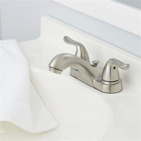 Glacier Bay Constructor 4 In Centerset 2 Handle Low Arc Bathroom