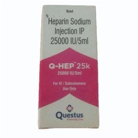 Heparin Sodium Injection IP IU At Box In Madurai ID