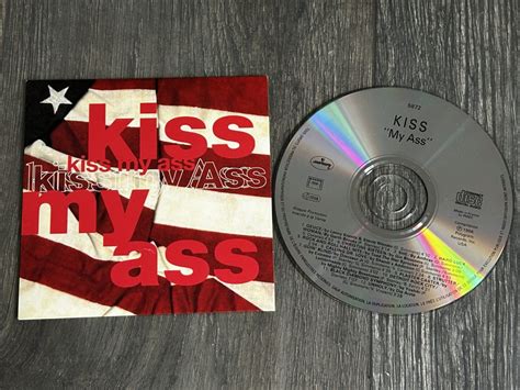 Kiss Cd Kiss My Ass Promo France 1994 W Cardboard Sleeve Vintage Kiss