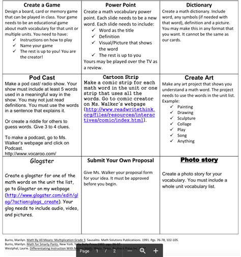 4th Grade Math Mrs Germaines Class