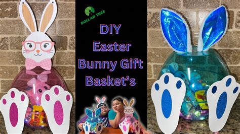 Easter Bunny Baskets Dollar Tree The Resourceful Mama