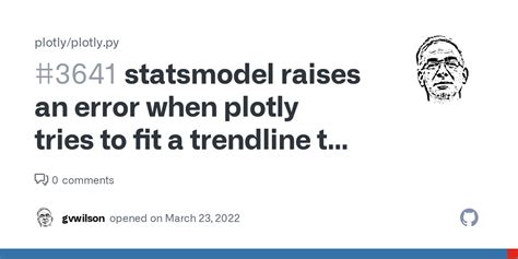 Statsmodel Raises An Error When Plotly Tries To Fit A Trendline To Datetime Vs Datetime